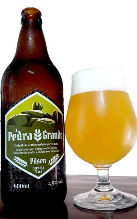 Cerveja Pedra Grande Pilsen 600ml - Cervejas Pedra Grande - Sabor da Fonte